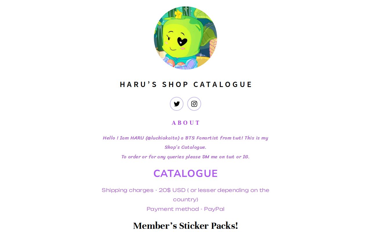 Worldwide Shop Catalogue 🌎